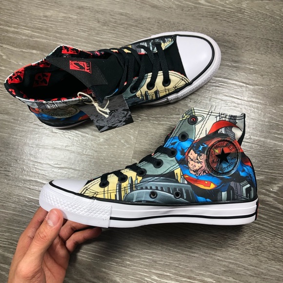Converse | Shoes | Converse Chuck Taylor Hi Superman Nwt | Poshmark